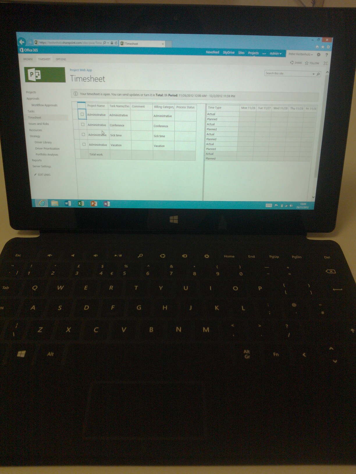 Project Server 2013 on Microsoft Surface? - Microsoft PPM Tech Blog